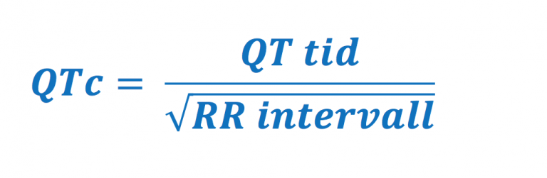 QT-tid, QTc-tid (korrigerad QT-tid) och förlängd QT-tid (QT-förlängning ...